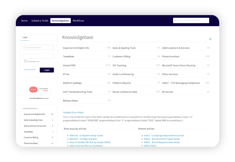 RingLogix | Built-in Logging and Troubleshooting